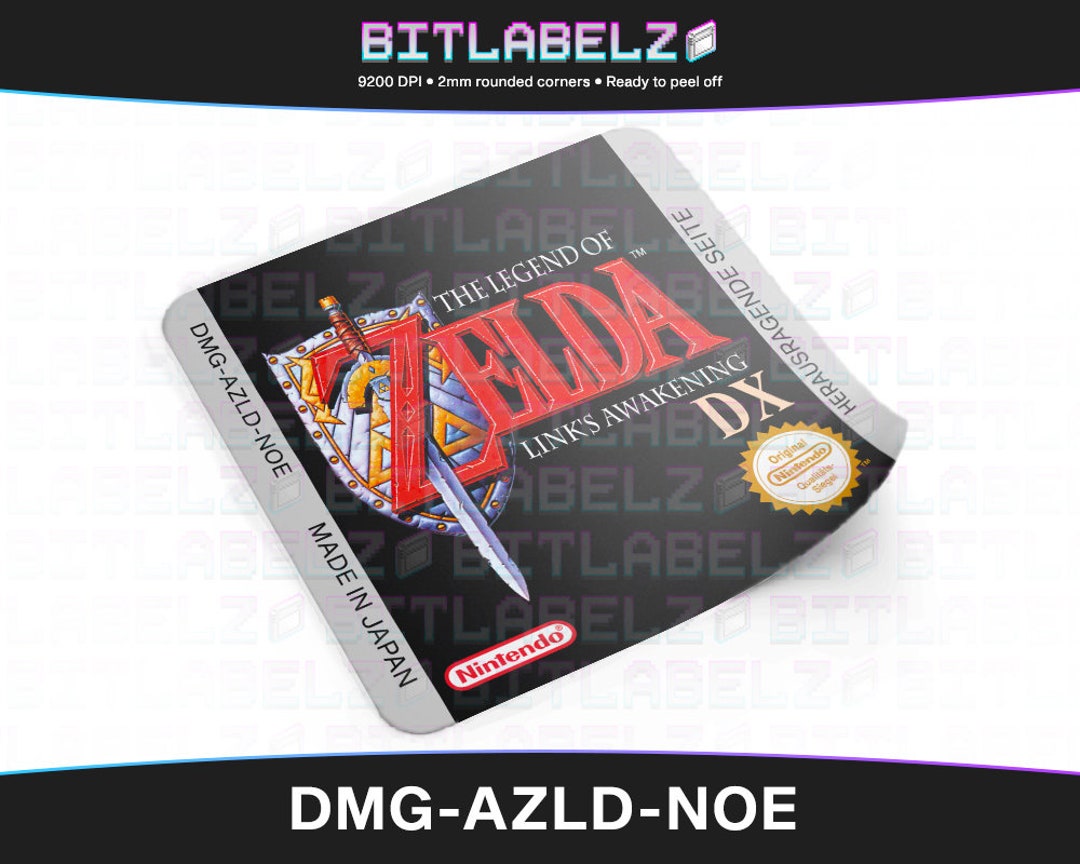 Legend of Zelda the - Link's Awakening DX » Replacement Label » Dmg ...