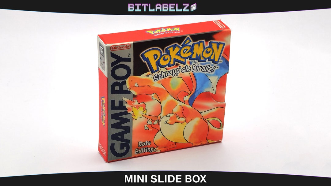 Pokemon Red Edition Game Boy Mini Slide-box Available Exclusively at ...