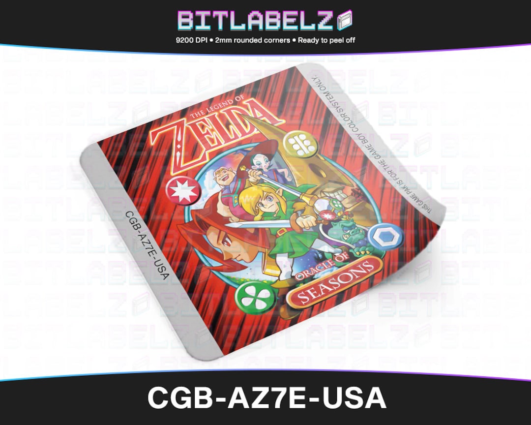 The Legend of Zelda: Oracle of Seasons » Custom Replacement Label » CGB ...