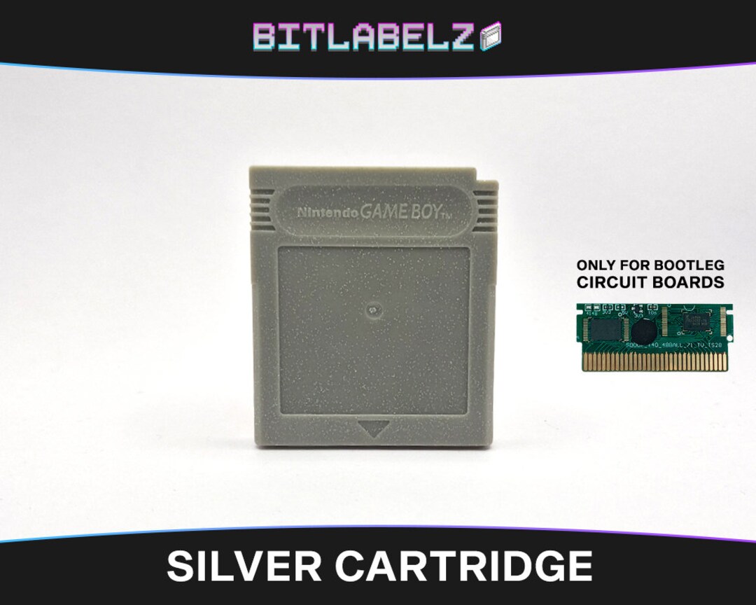 Silver Bootleg Game Boy Replacement Cartridge Shell » Replacement ...
