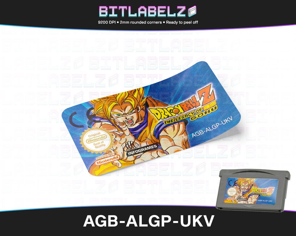 Dragon Ball Z: the Legacy of Goku » Replacement Label » AGB-ALGP-UKV - Etsy