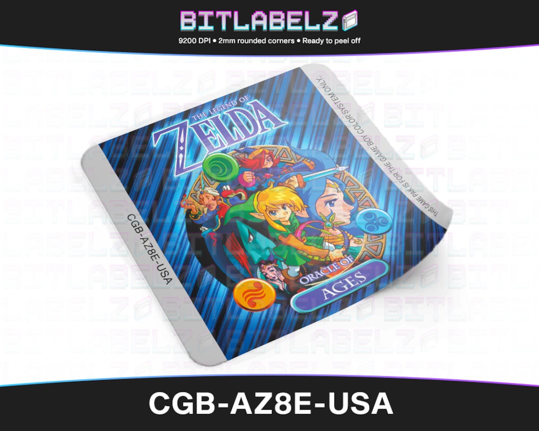 The Legend of Zelda: Oracle of Ages » Custom Replacement Label » CGB ...