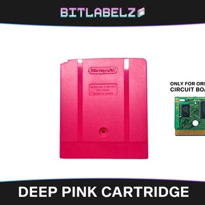 Deep Pink Game Boy Color Replacement Cartridge Shell » Replacement ...