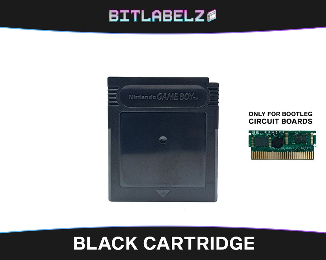 Black Bootleg Game Boy Replacement Cartridge Shell - Etsy