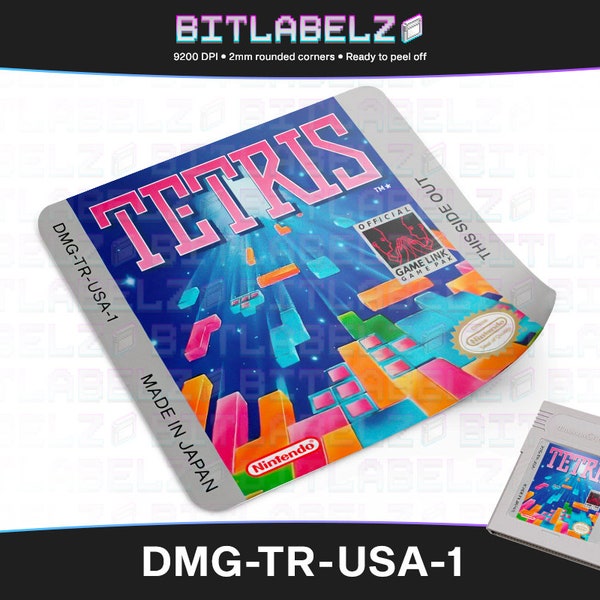 Gameboy Dmg Labels - Etsy