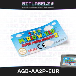 Super Mario World: Super Mario Advance 2 » Replacement Label » AGB-AA2P ...