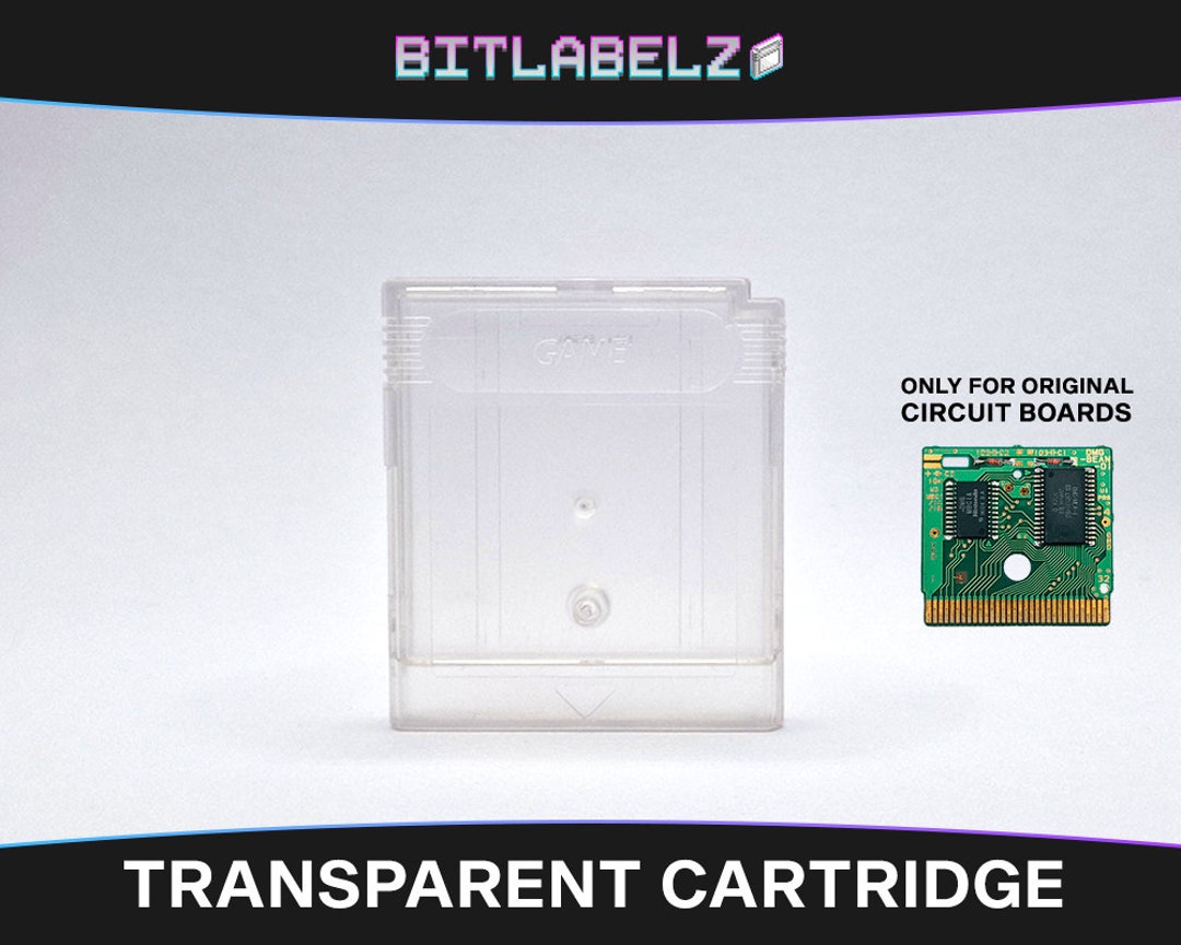 Transparent Game Boy Replacement Cartridge Shell » Replacement Shell ...