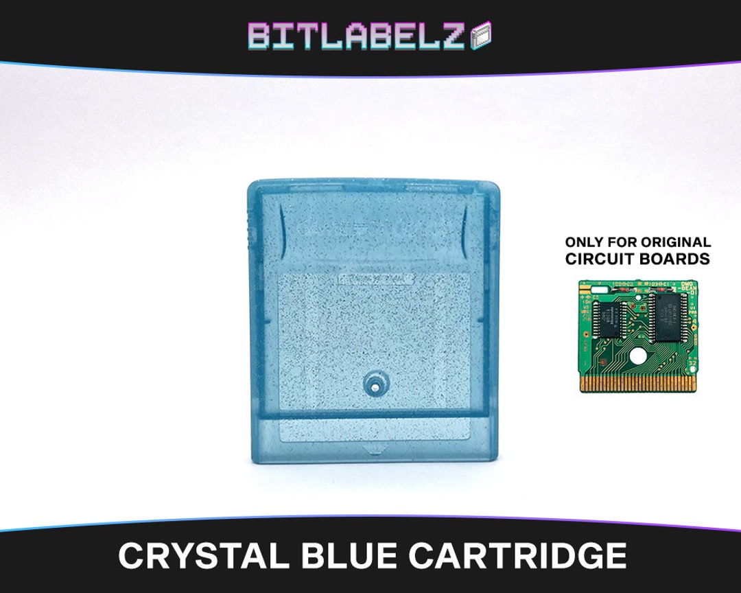 Crystal Blue Game Boy Color Replacement Cartridge Shell » Replacement ...
