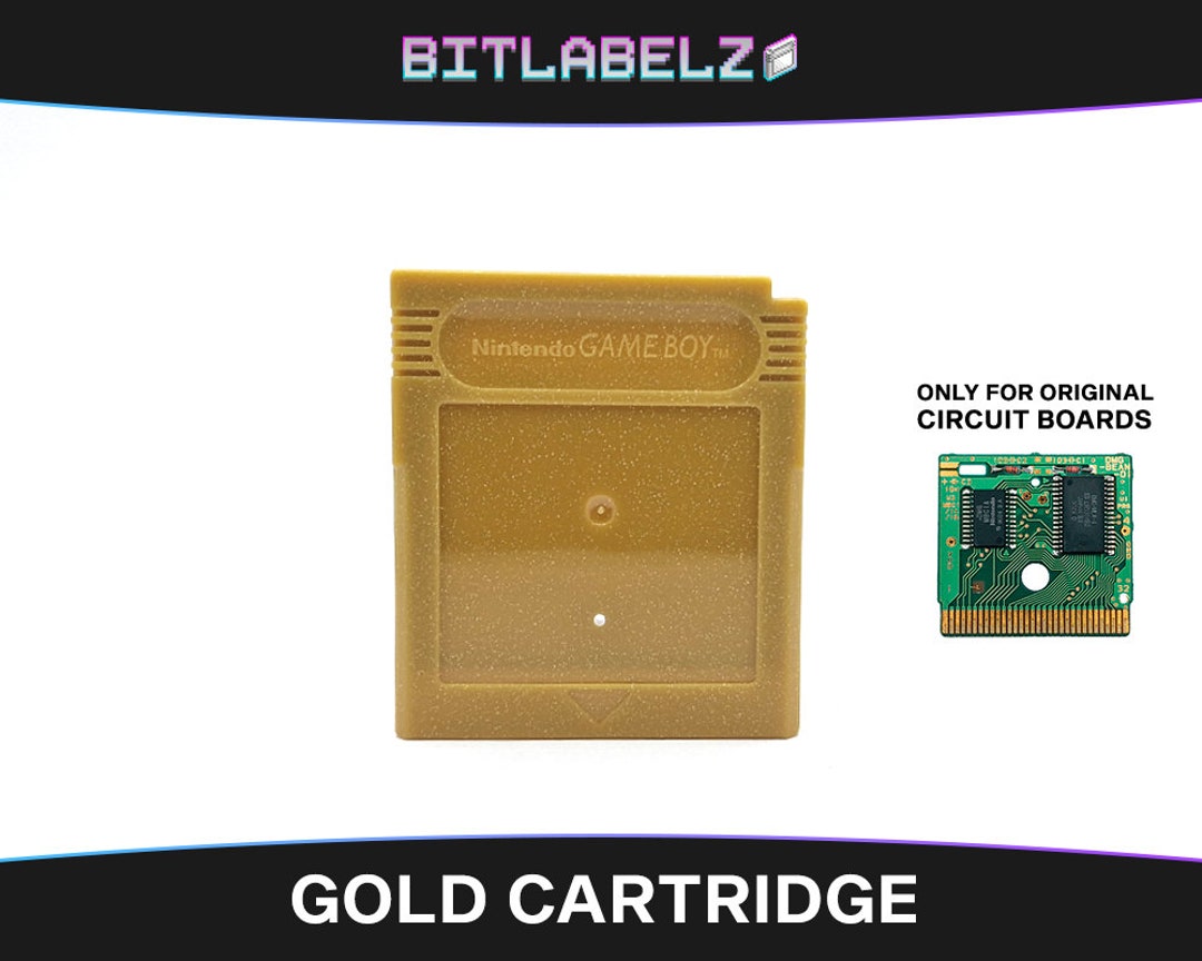 Gold Game Boy Replacement Cartridge Shell » Replacement Housing - Etsy