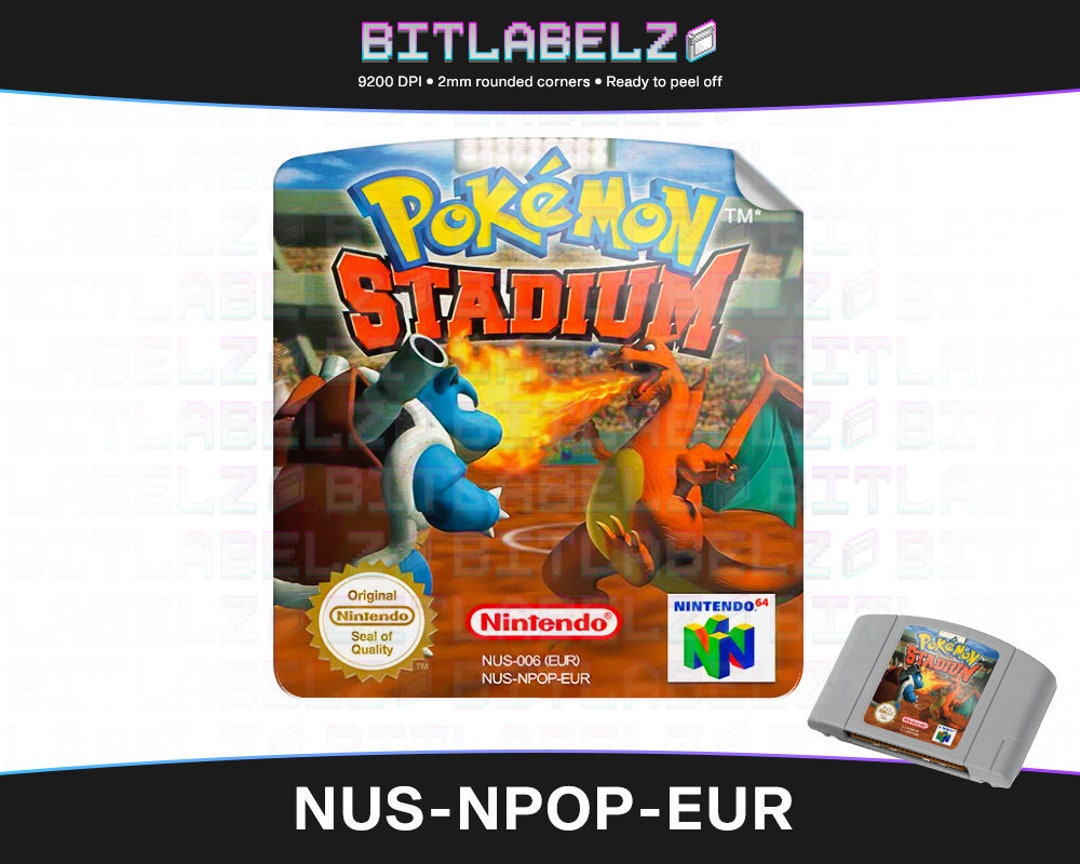 Pokemon Stage Replacement Label NUS-NPOP-EUR - Etsy