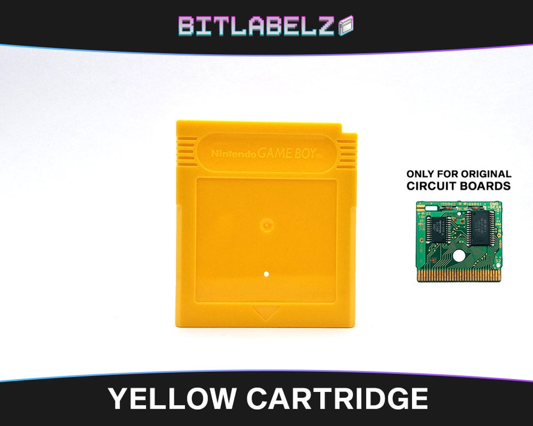 Yellow Game Boy Replacement Cartridge Shell » Replacement Housing - Etsy