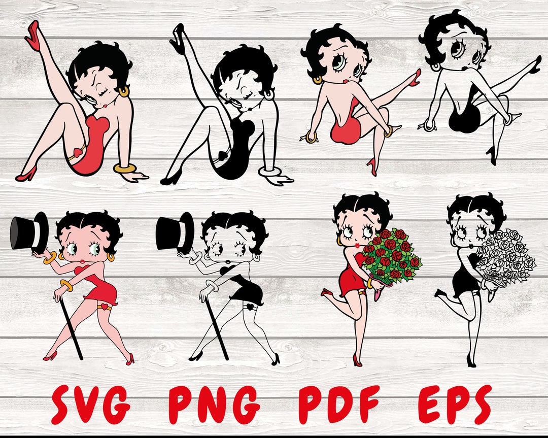 Betty Boop Svg, Betty Boop Png, Betty Boop, Cartoon Svg, Betty Png ...