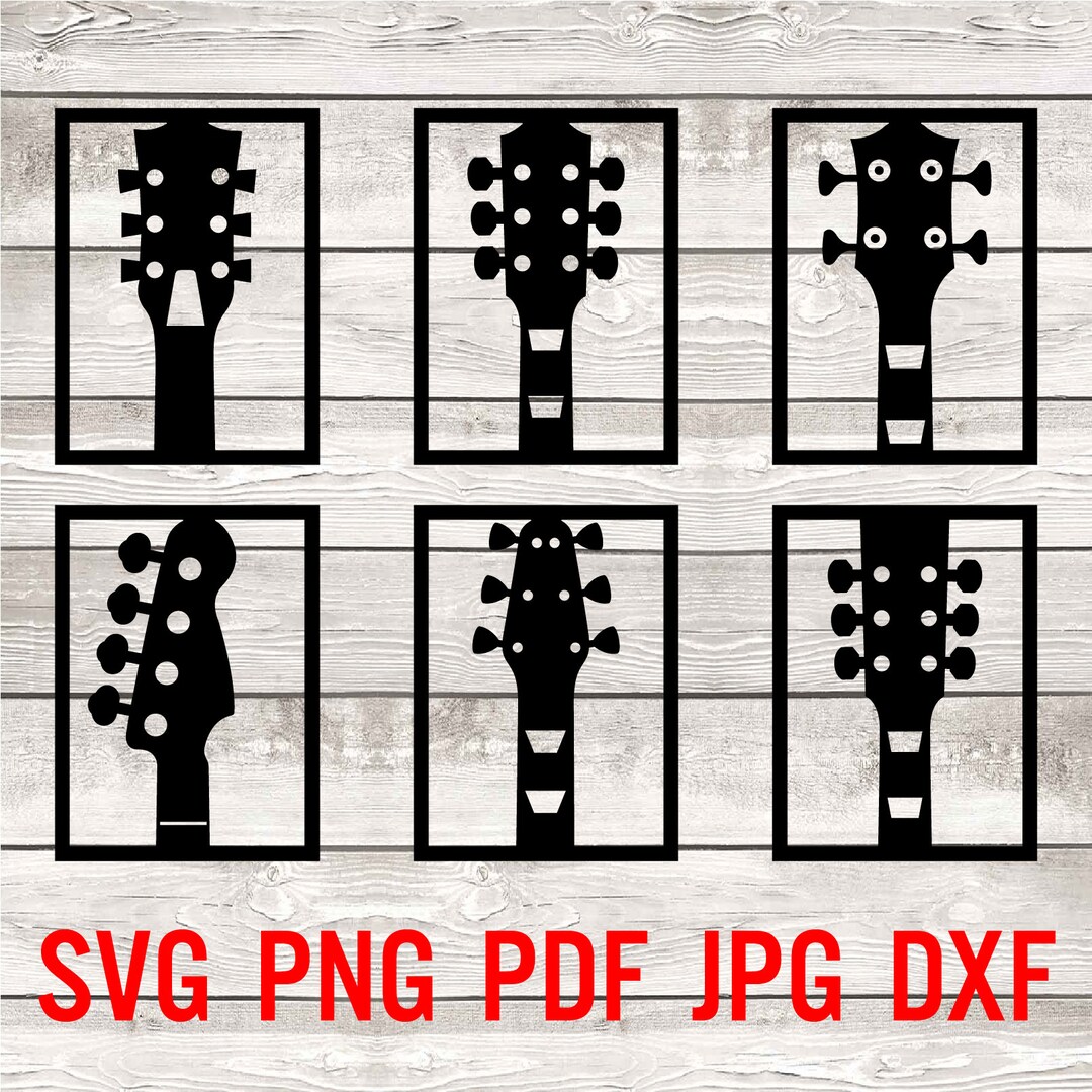 Guitar Svg Suitable for Laser Cutting, Guitar Svg, Musician Svg, Music ...