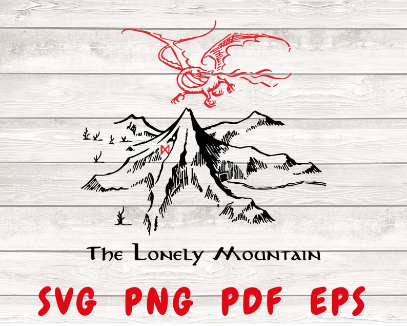 Lord of the Rings Svg,dwarves,middle Earth Svg, LOTR Svgthe Lonely ...