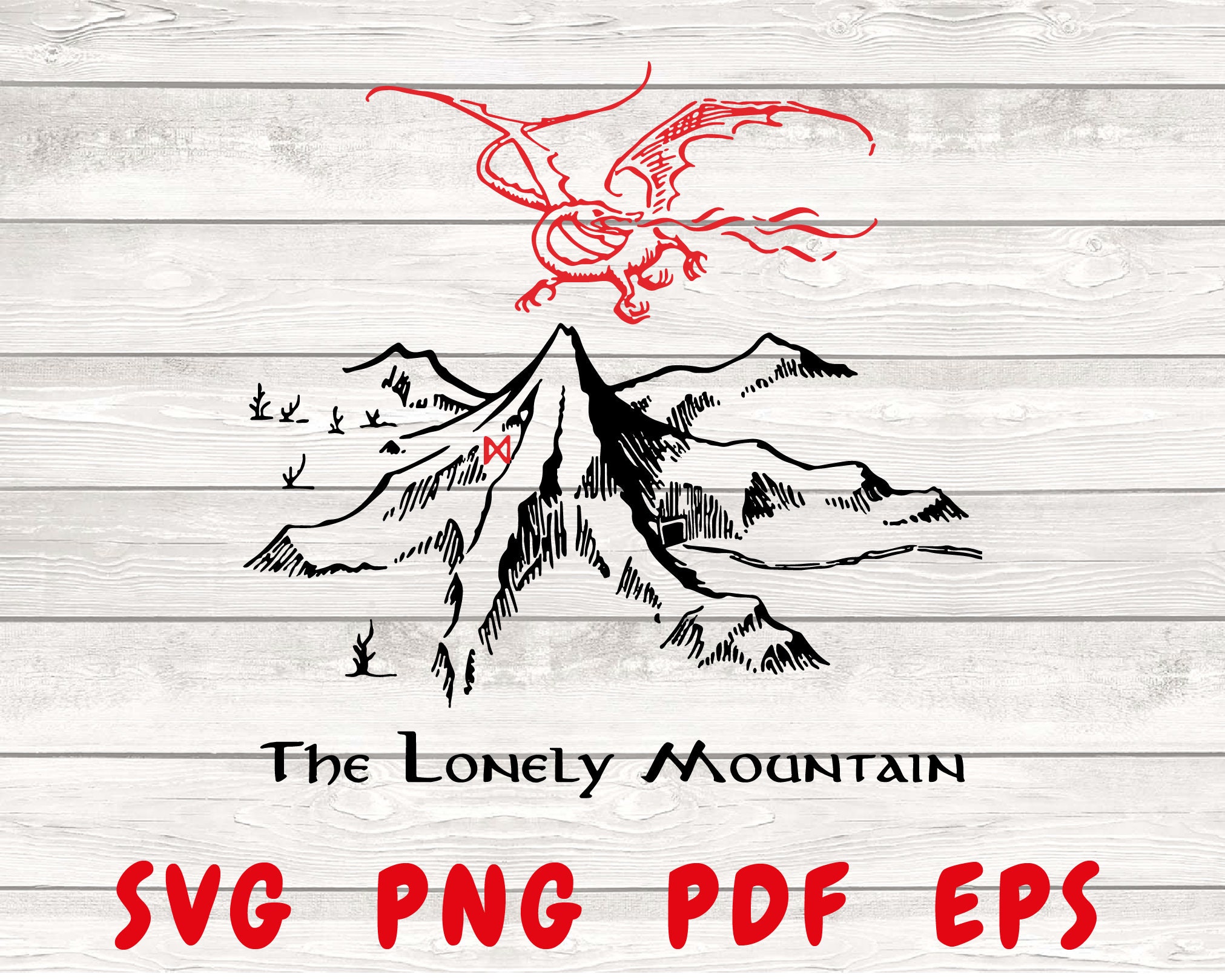 Lord of the Rings Svg,dwarves,middle Earth Svg, LOTR Svgthe Lonely ...