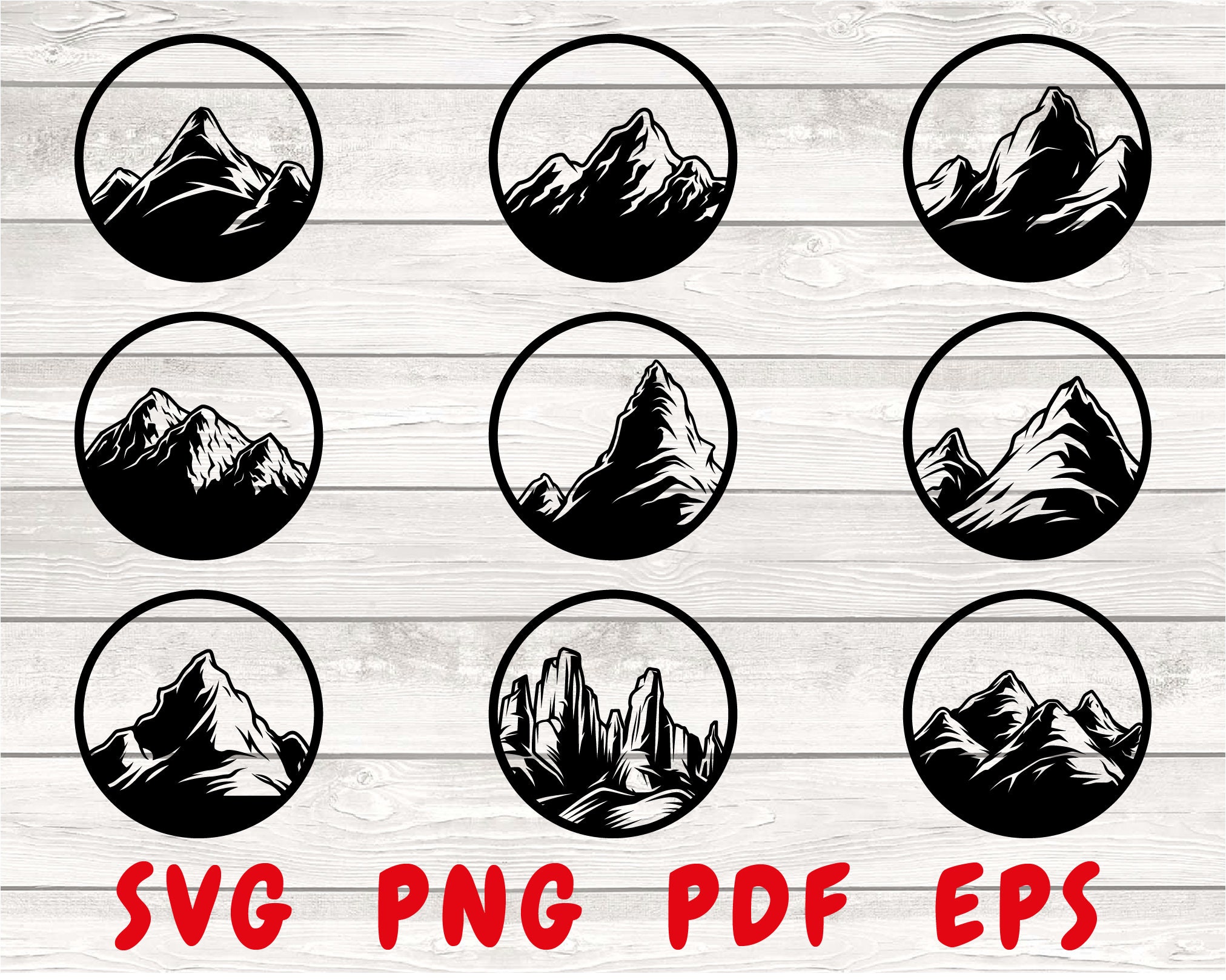 Mountain Svg, Adventure Svg, Mountain Silhouette,svg for Silhouette ...