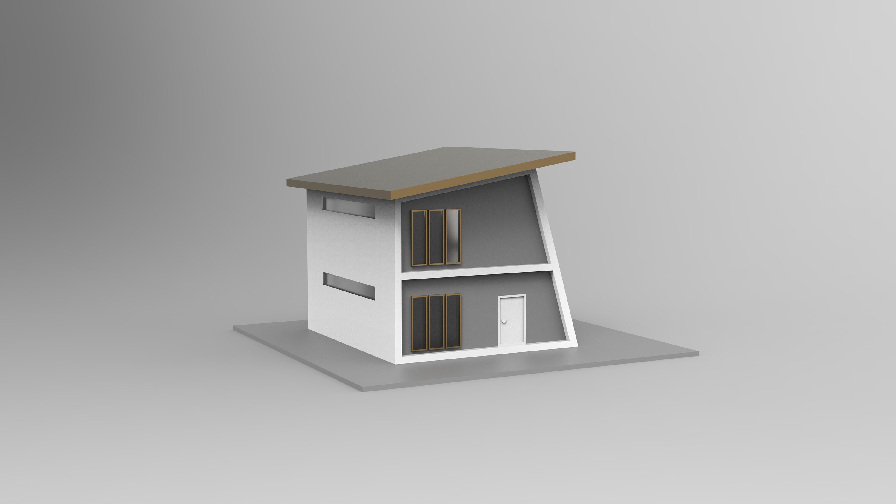 STL House 3D Print Exterior Design House Papercraft Laser - Etsy