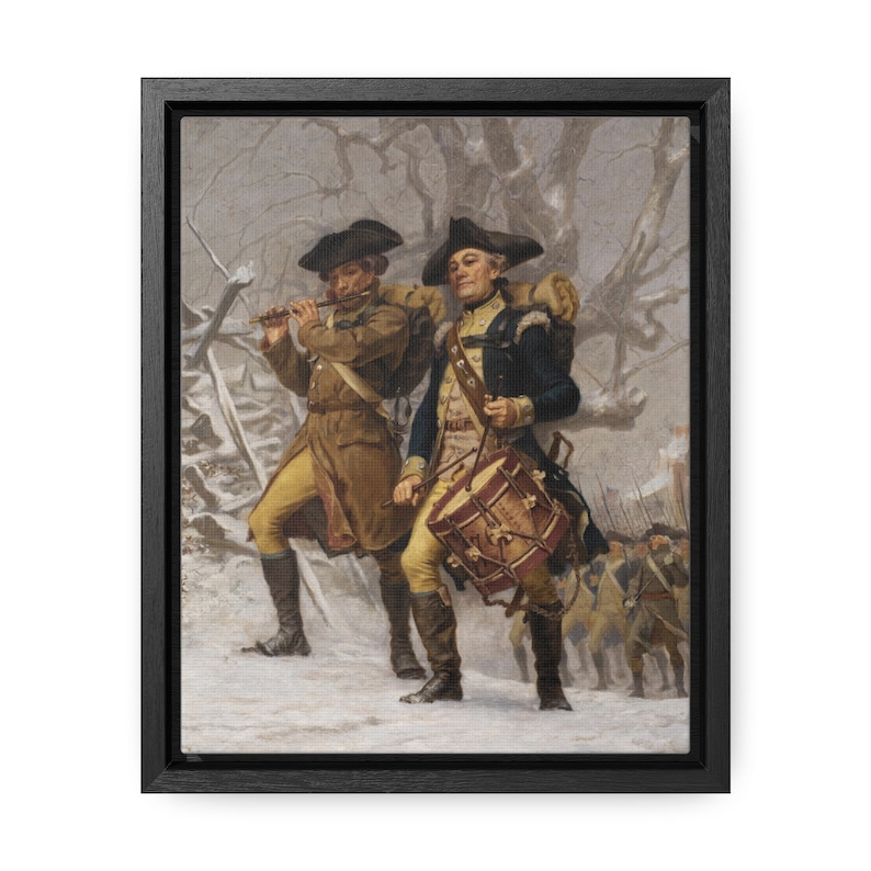 Revolutionary War Framed Canvas Print - Etsy