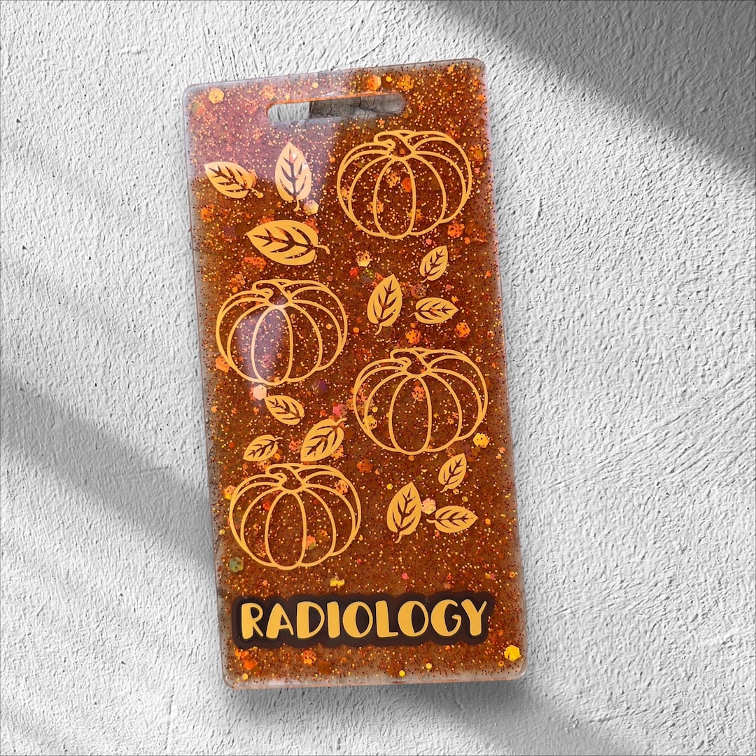Badge Buddy Radiology Vertical Fall Thanksgiving Pumpkin Marker Parker ...