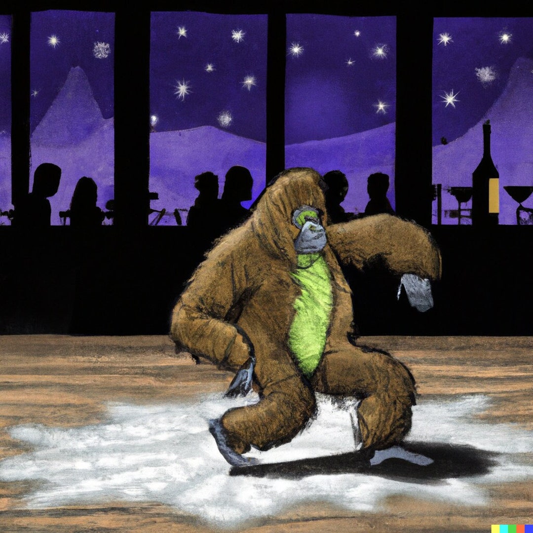 Burt the Dancing Bigfoot - Etsy
