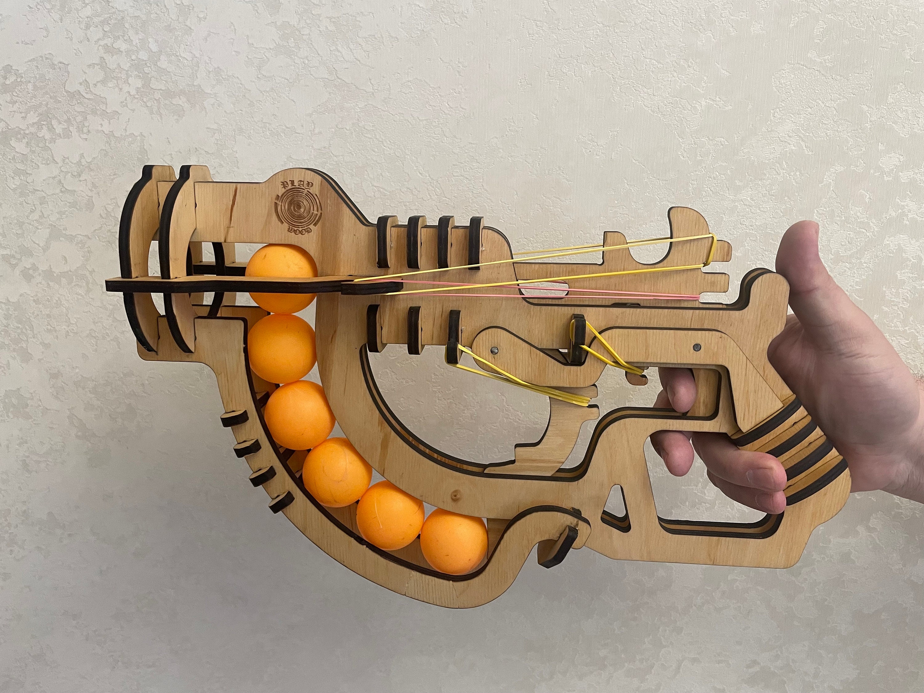 Ping Pong Gun, Ping Pong Ball Shooter, Handmade Child's Toy, Toy Gun - Etsy