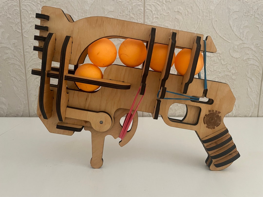 Ping Pong Gun Ping Pong Ball Shooter Handmade Child's - Etsy