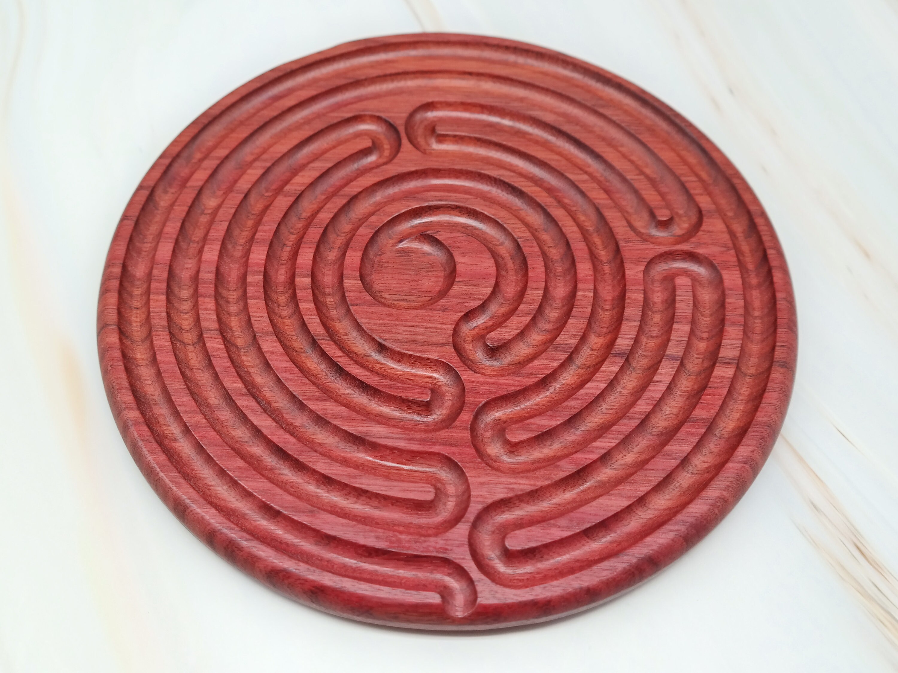 Finger Labyrinth, Wooden Finger Labyrinth, Meditation Labyrinth ...