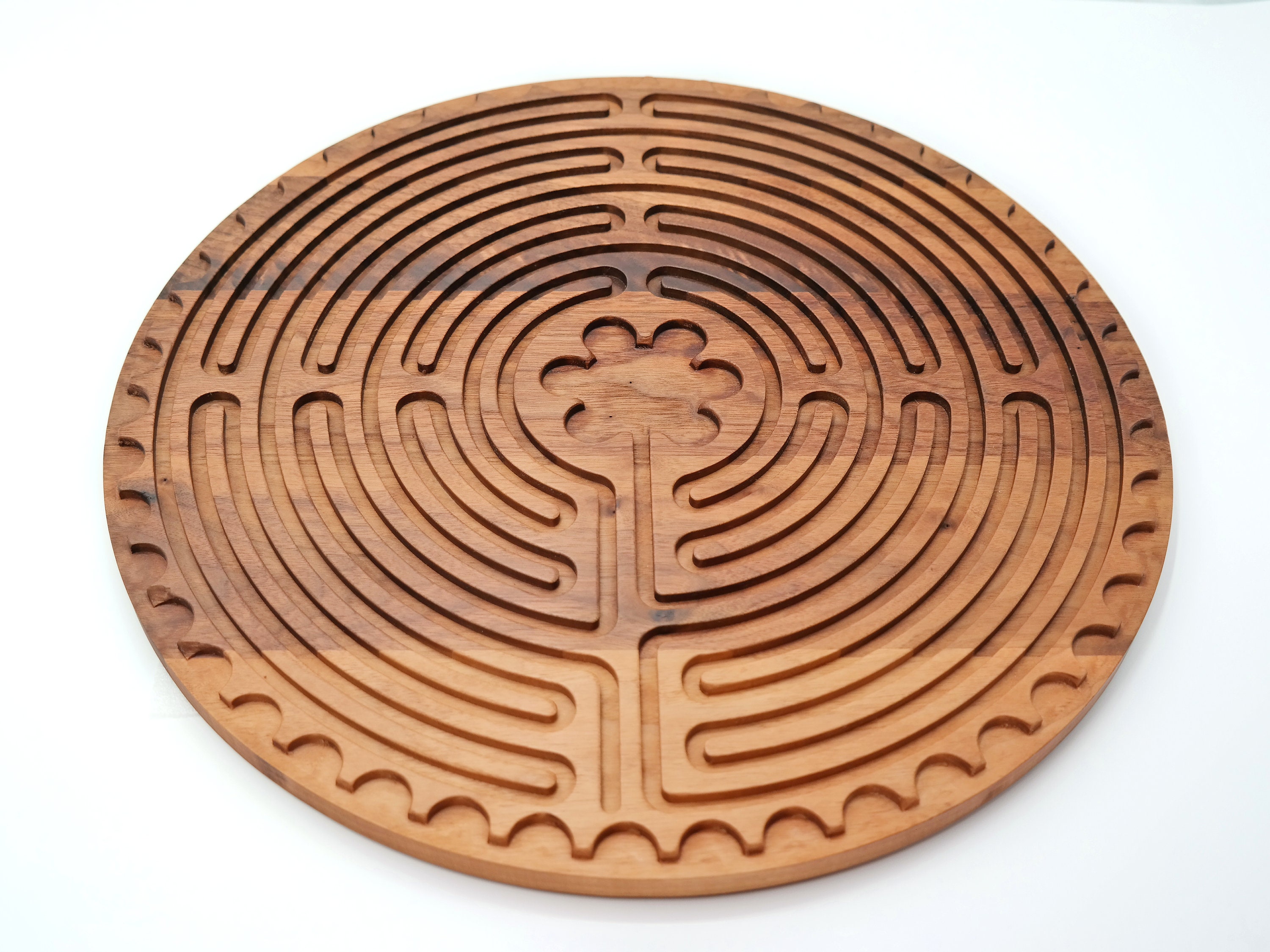 Chartres Cathedral Inspired Labyrinth Wall Art, Chartres Wooden ...