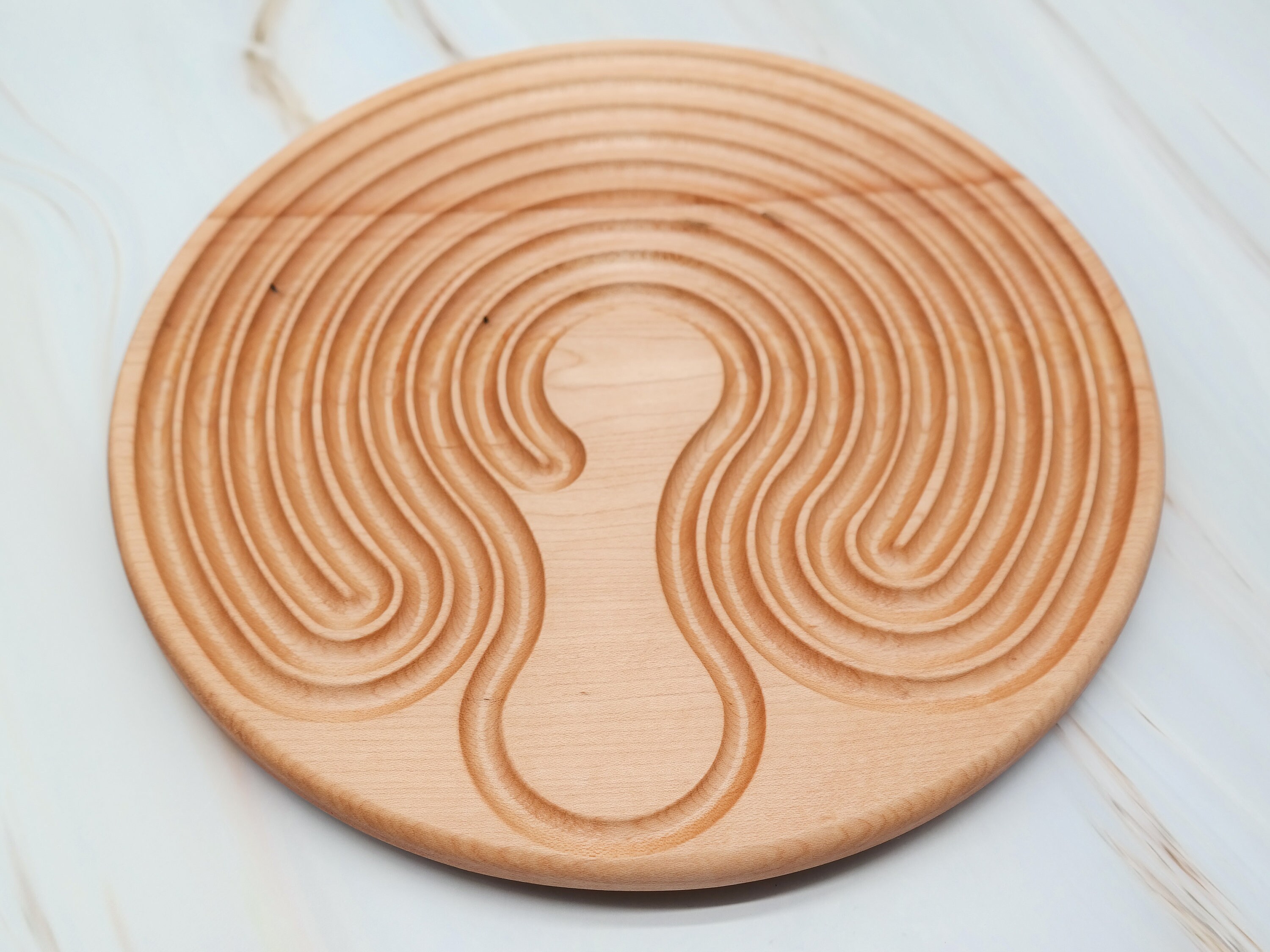 Baltic Wheel Wooden Finger Labyrinth Ideal for the Meditation Corner ...