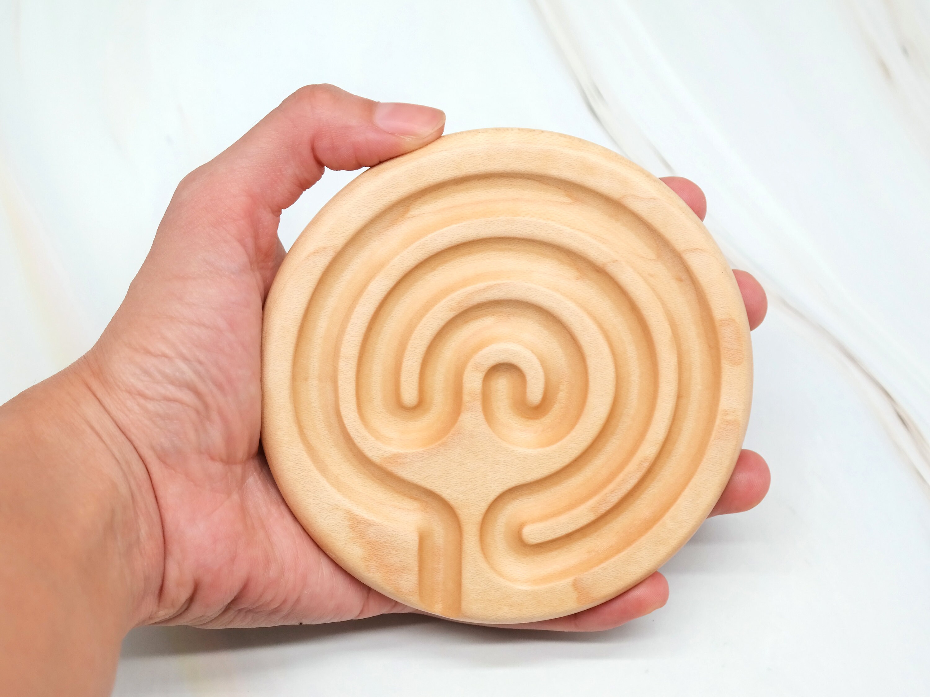 Pocket Labyrinth, Wooden Finger Labyrinth, Finger Labyrinth, Finger ...
