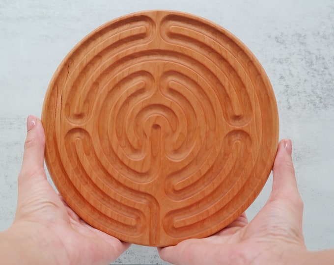 Finger Labyrinth, Wooden Finger Labyrinth, Meditation Labyrinth ...