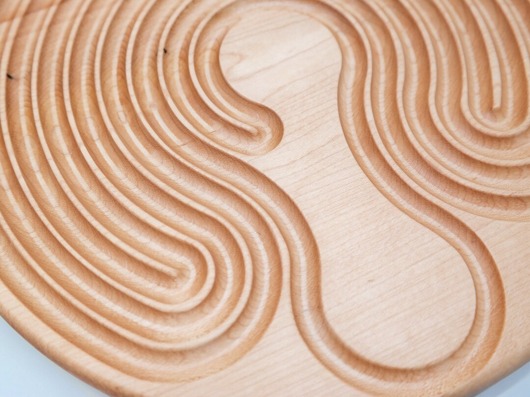 Baltic Wheel Wooden Finger Labyrinth Ideal for the Meditation Corner ...