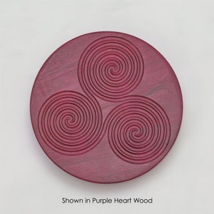 Triskele Wood Finger Labyrinth, for Meditation and Prayer, Triskelion ...