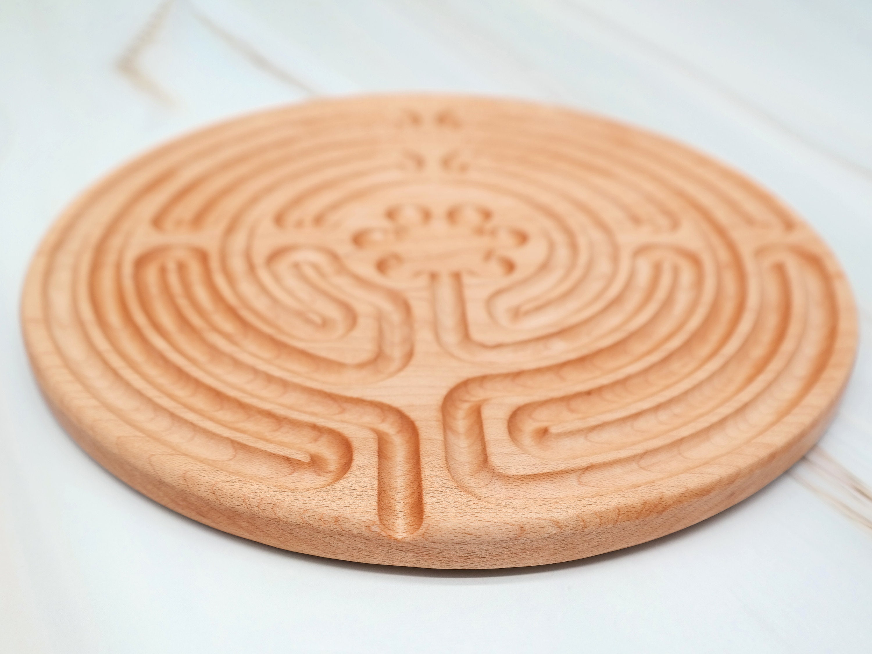 Chartres Labyrinth, Wooden Finger Labyrinth, Finger Labyrinth, Finger ...