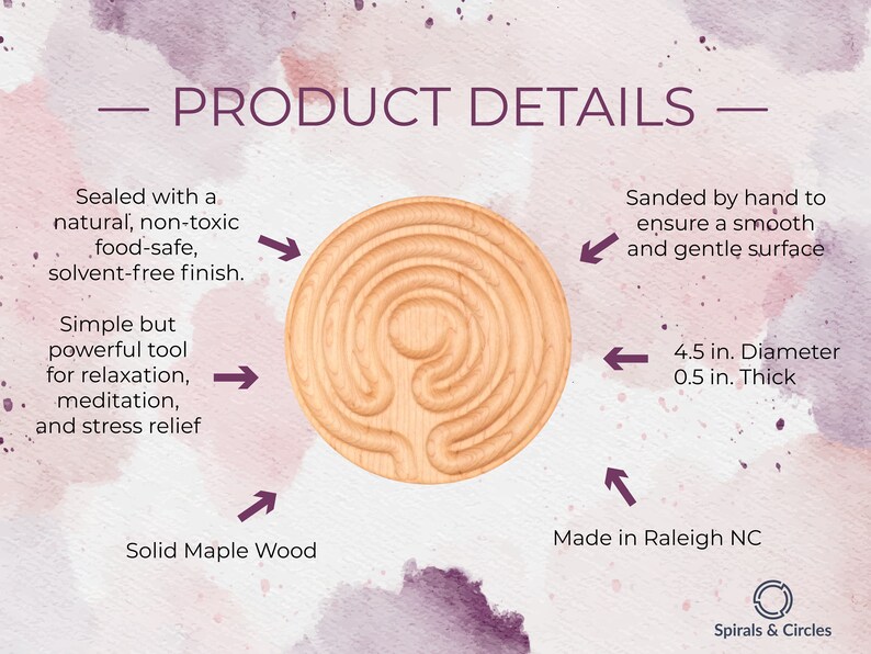 Pocket Labyrinth, Breathing Board, Finger Labyrinth, Finger Maze, Hand ...