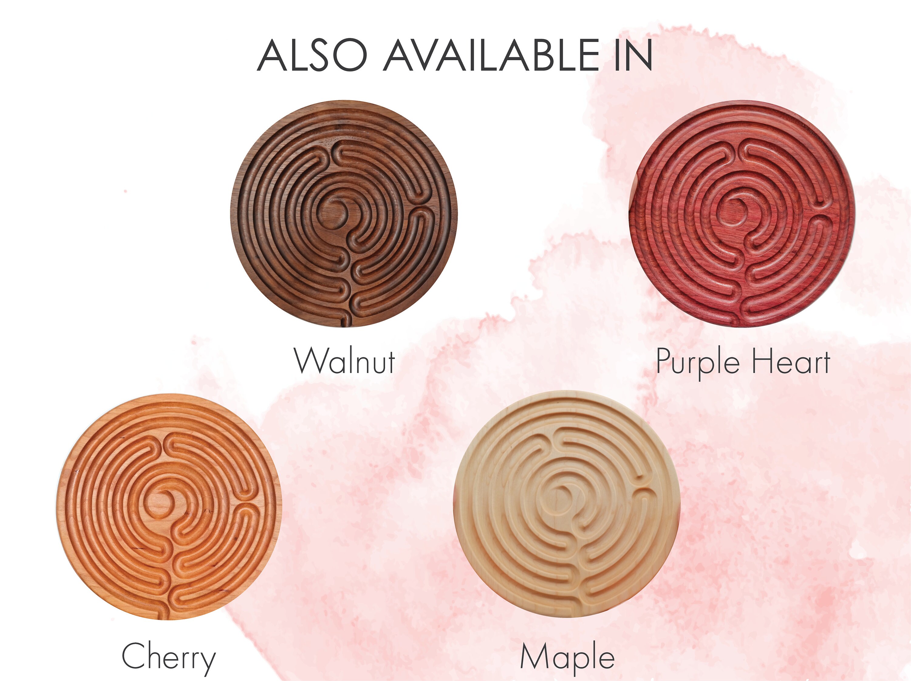 Finger Labyrinth, Wooden Finger Labyrinth, Meditation Labyrinth ...