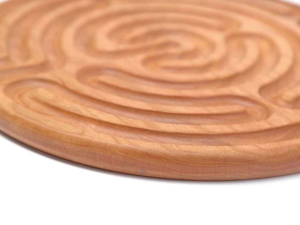 Finger Labyrinth, Wooden Finger Labyrinth, Meditation Labyrinth ...