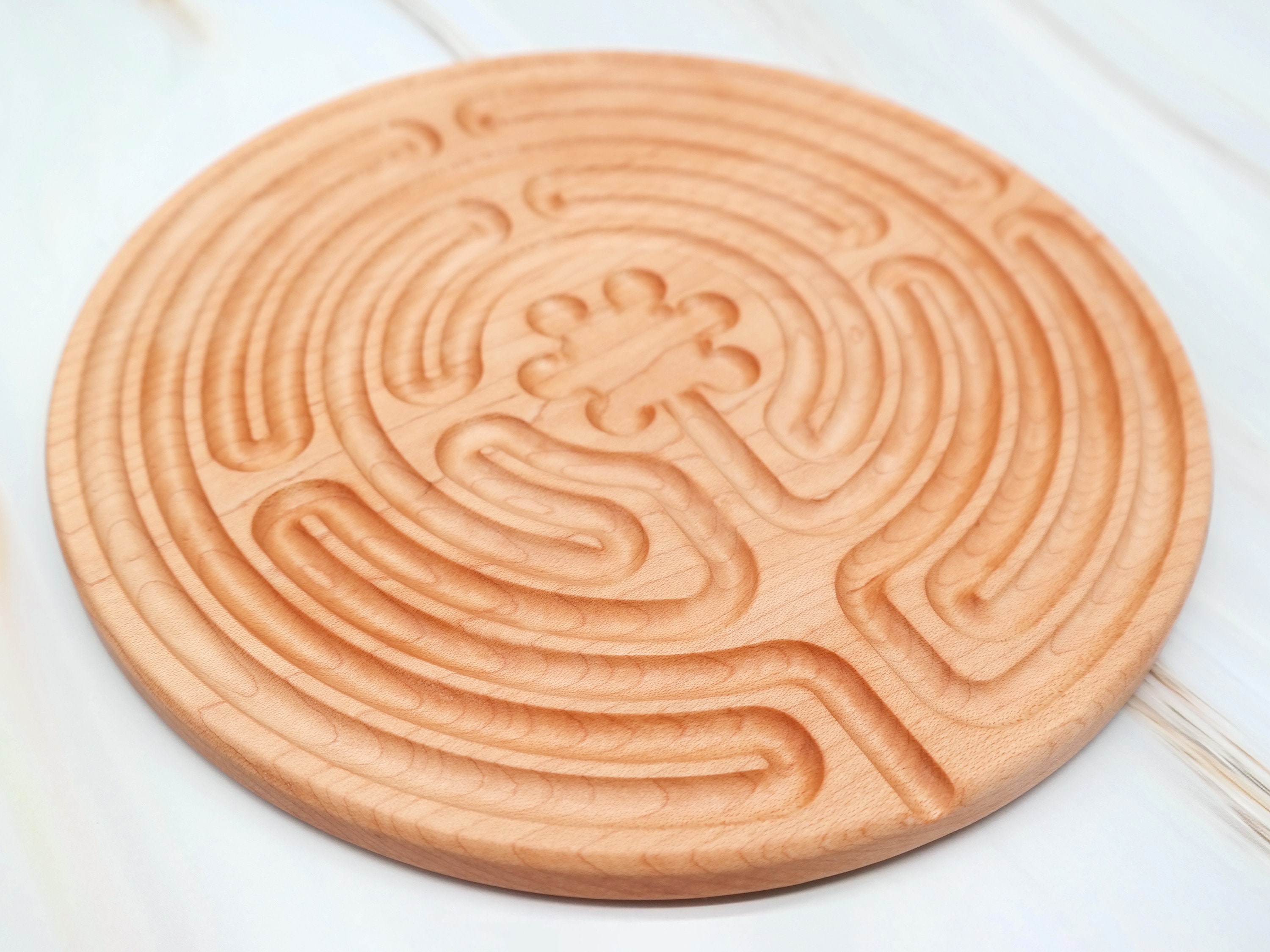 Chartres Labyrinth, Wooden Finger Labyrinth, Finger Labyrinth, Finger ...