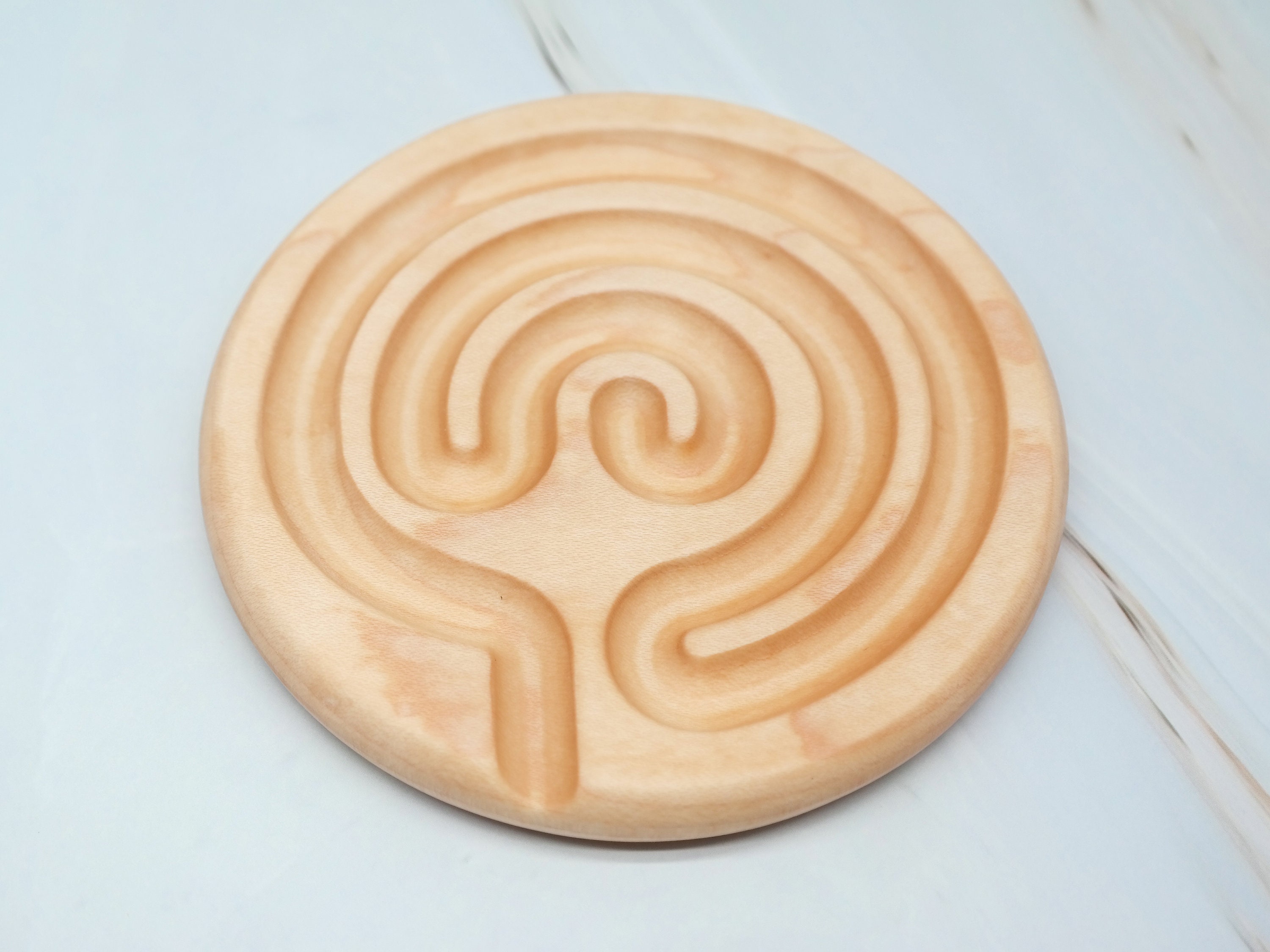 Pocket Labyrinth, Wooden Finger Labyrinth, Finger Labyrinth, Finger ...