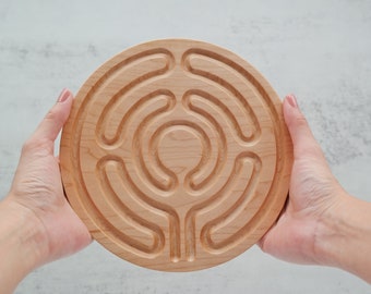 Finger Labyrinth, Wooden Finger Labyrinth, Meditation Labyrinth ...
