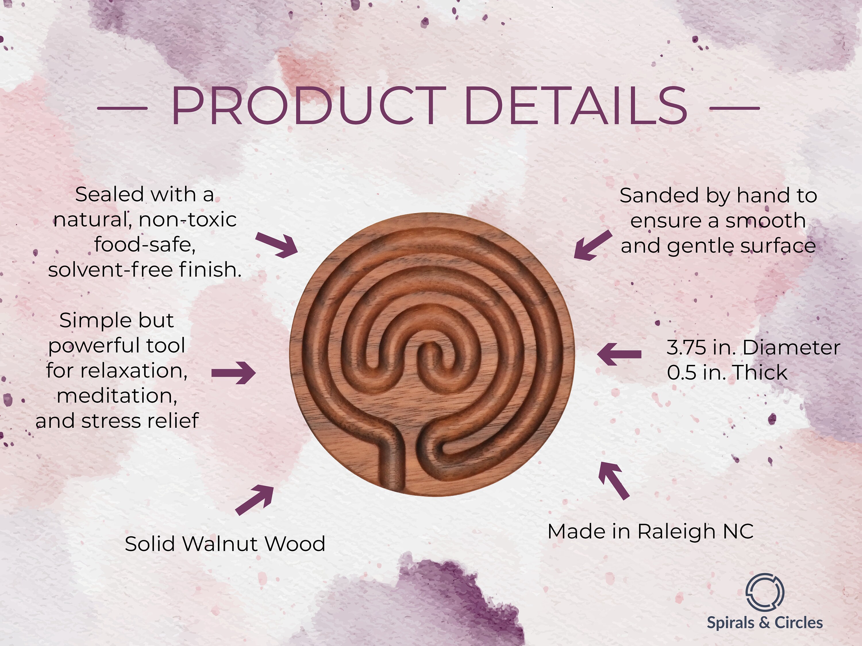 Pocket Labyrinth, Breathing Board, Finger Labyrinth, Finger Maze, Hand ...