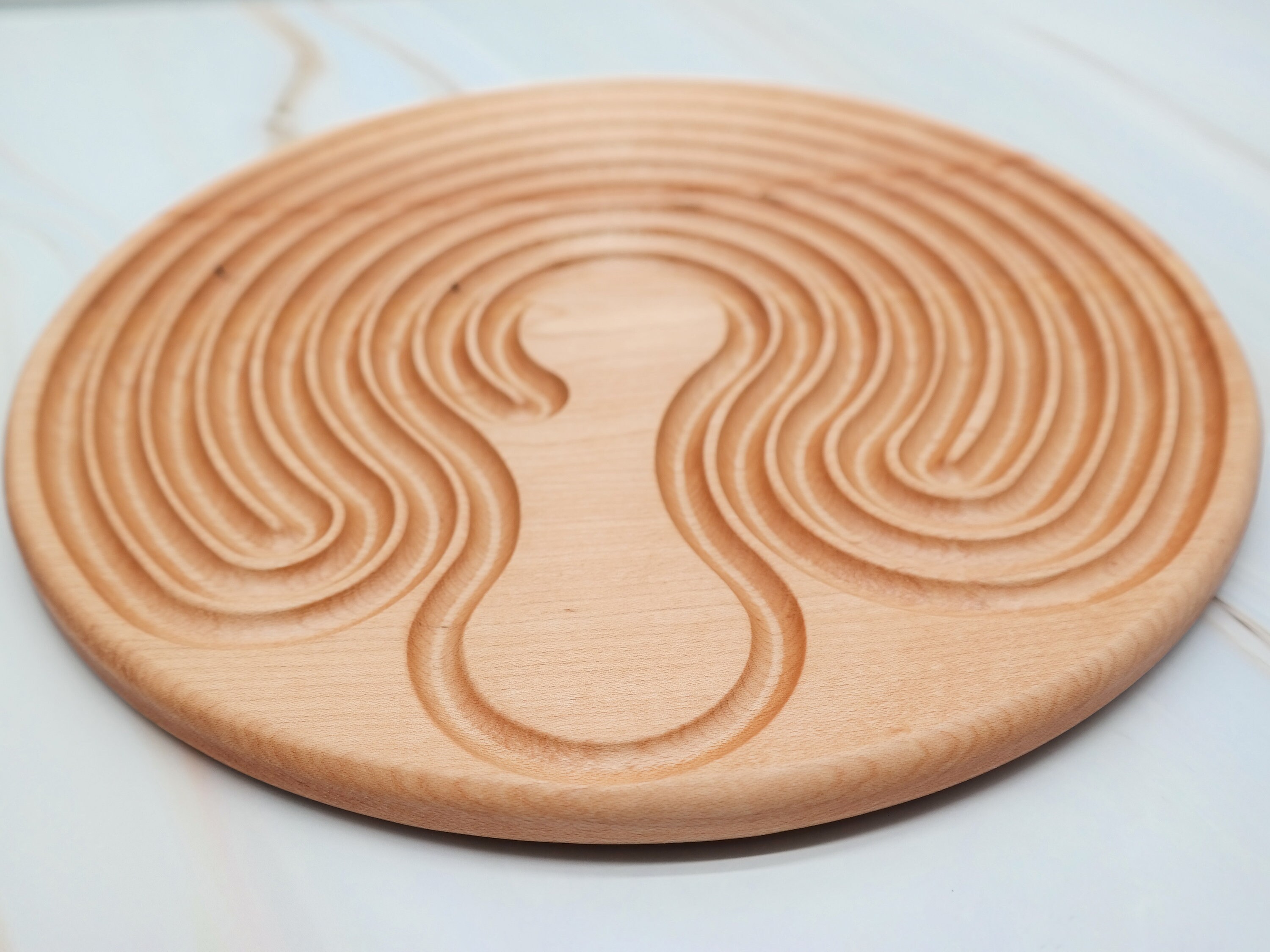 Baltic Wheel Wooden Finger Labyrinth Ideal for the Meditation Corner ...