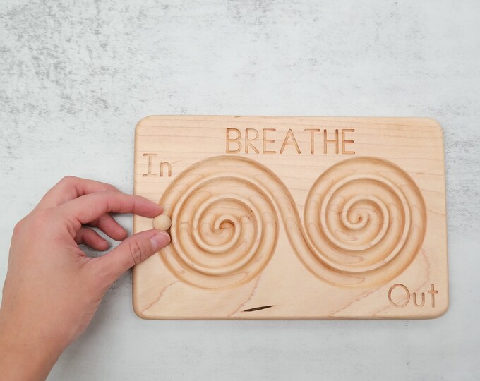 Finger Labyrinth, Wooden Finger Labyrinth, Meditation Labyrinth ...