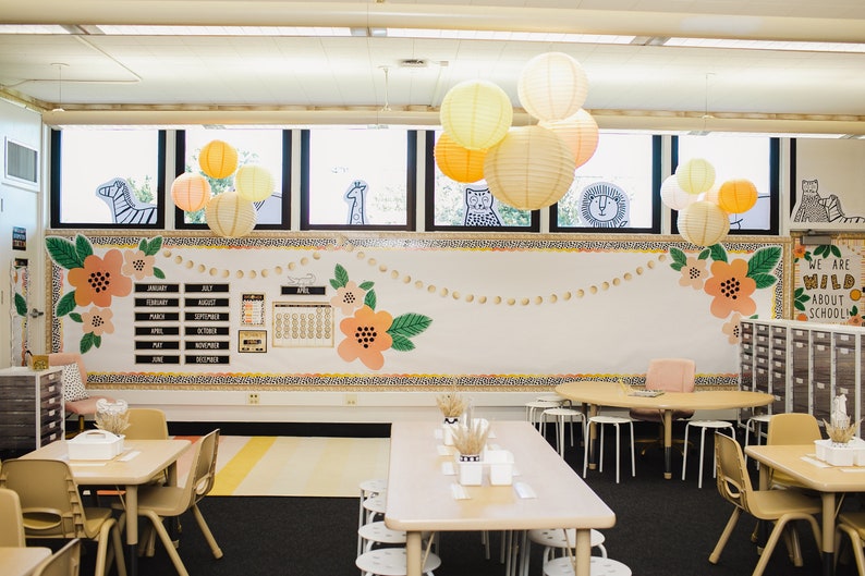 Simply Safari Classroom Decor by Schoolgirl Style. Editable - Etsy