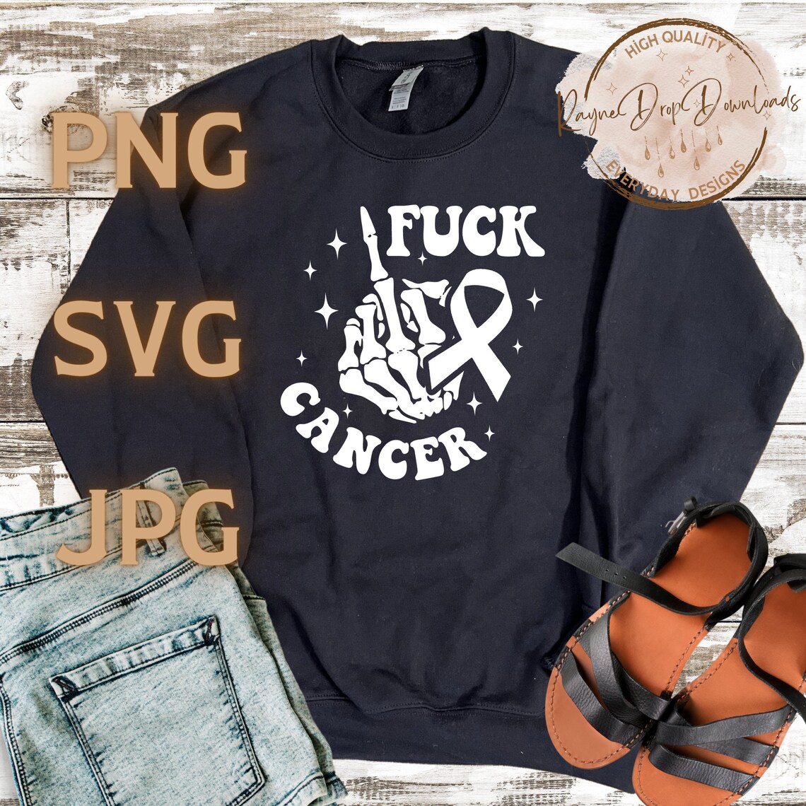 Fuck Cancer Skeleton Hand Middle Finger Svg,cancer Svg,fuck Cancer ...