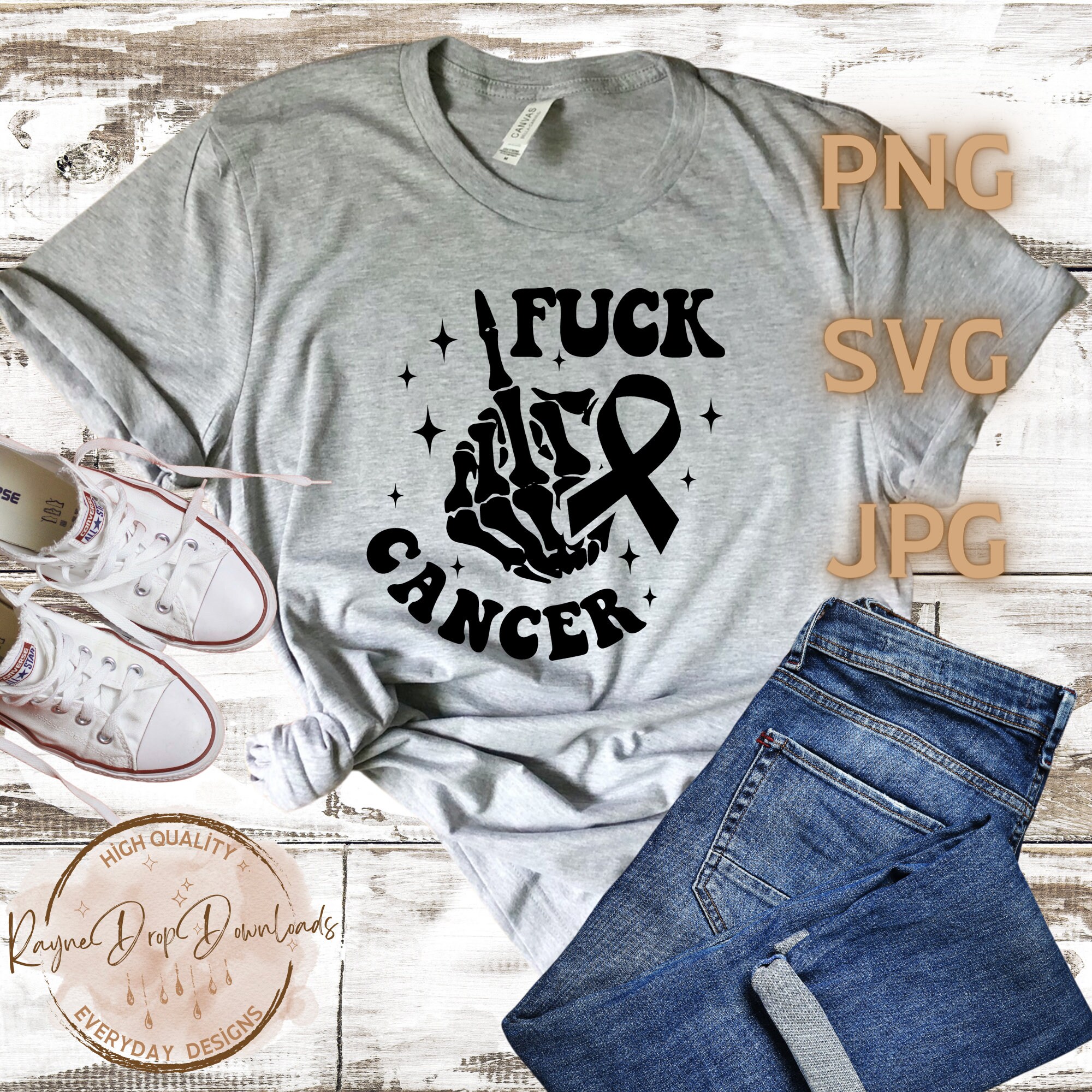 Fuck Cancer Skeleton Hand Middle Finger Svg,cancer Svg,fuck Cancer ...