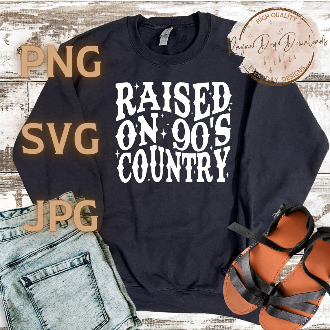 Raised on 90's Country Svg,country Music Svg,country Girl Png,90's ...