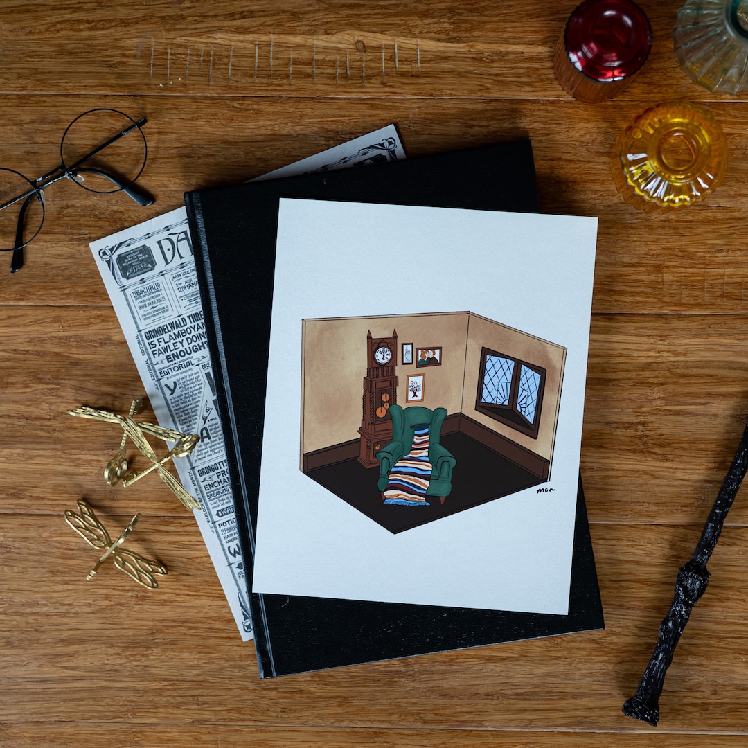 Inside the Burrow Print - Etsy
