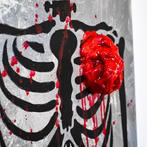 3D Bleeding Heart but I Survived Canvas Art Piece 24 X 36 Pop Art Large ...