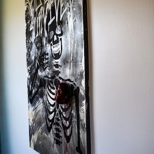 3D Bleeding Heart but I Survived Canvas Art Piece 24 X 36 Pop Art Large ...